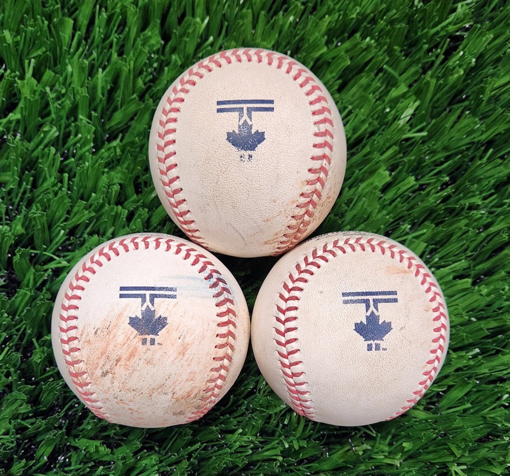 Toronto Blue Jays Tease City Connect Official Rawlings Baseballs ...